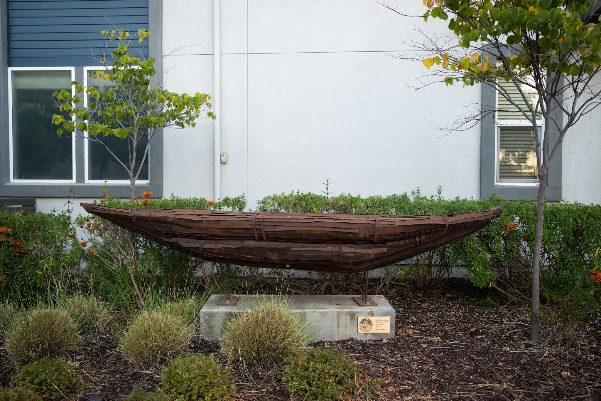 Sculpture of Tule Balsa Rafts - Alameda Public Art
